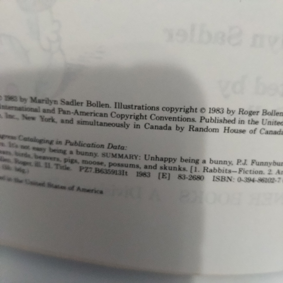 dr suess | Other | Original Its Not Easy Being Bunny Dr Seuss Book ...